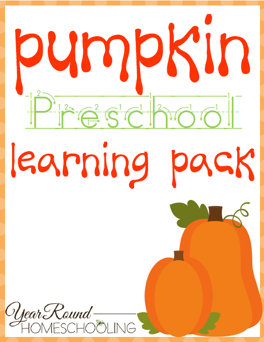 FREE Preschool Pumpkin Learning Pack