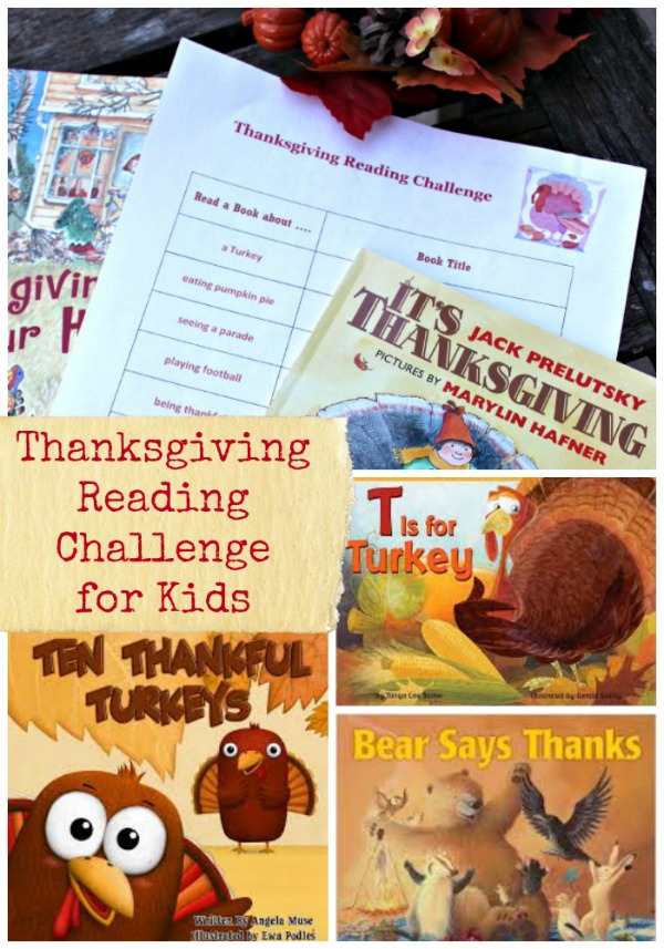 FREE Thanksgiving Reading Challenge And Printable FREE Thanksgiving Reading Challenge And Printable