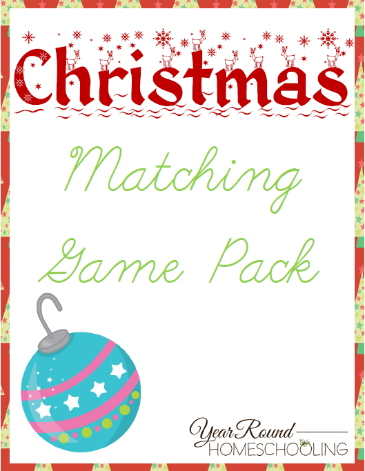 FREE Christmas Matching Game Pack