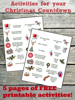 100 FREE Printable Advent Activities