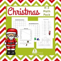 FREE Christmas Math Pack for K-3