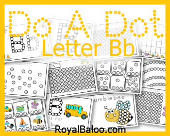 FREE Letter B Dot-a-Dot Pages
