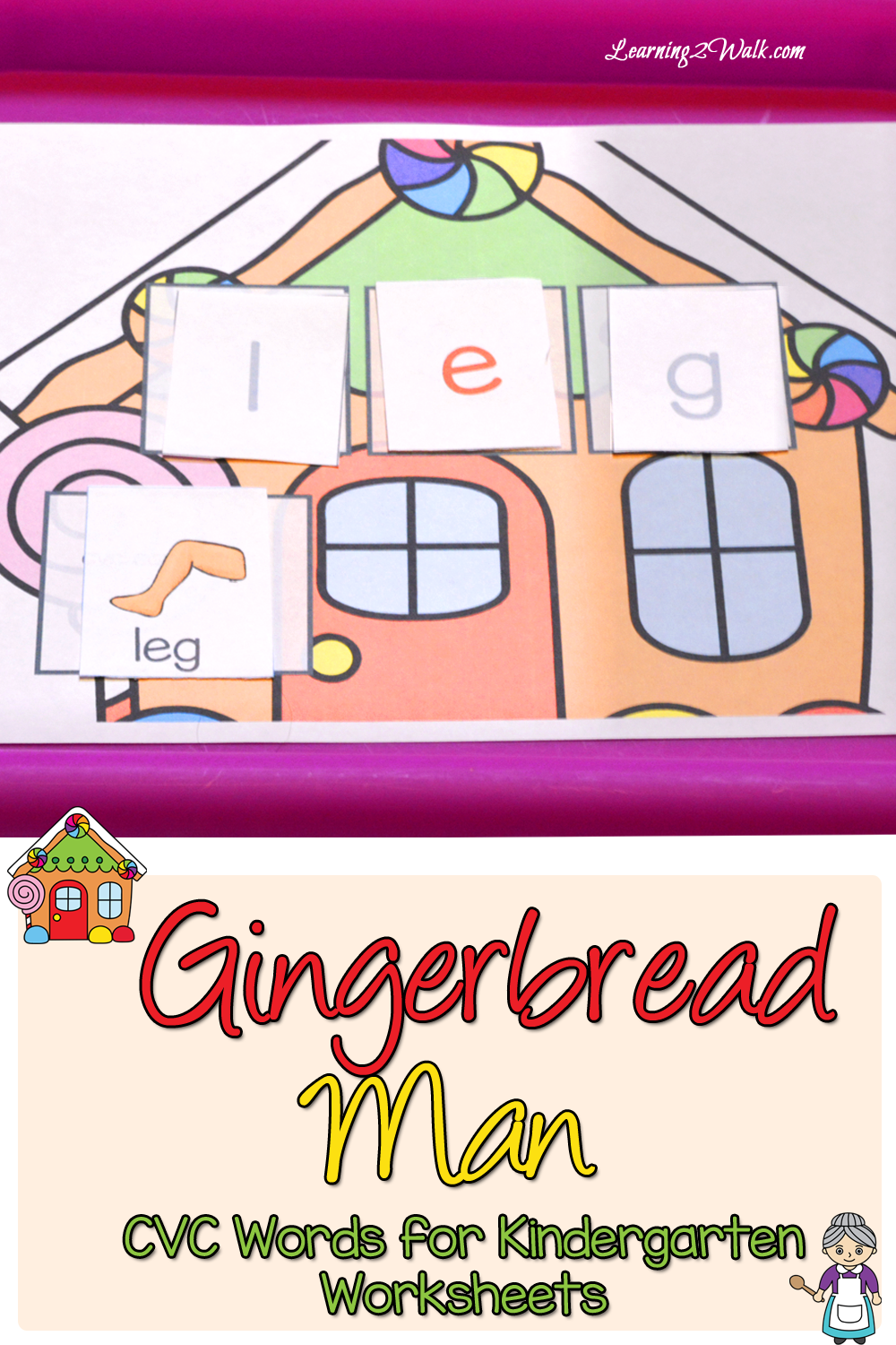 FREE Gingerbread Kindergarten Printables