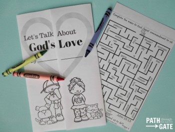 FREE God's Love Interactive Notebook