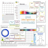 FREE Daily Learning Notebook French Version