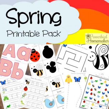 Free Spring Printable Pack (70 Pages!)