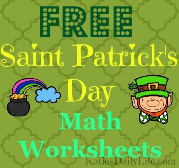 FREE St. Patrick's Day Math Packet