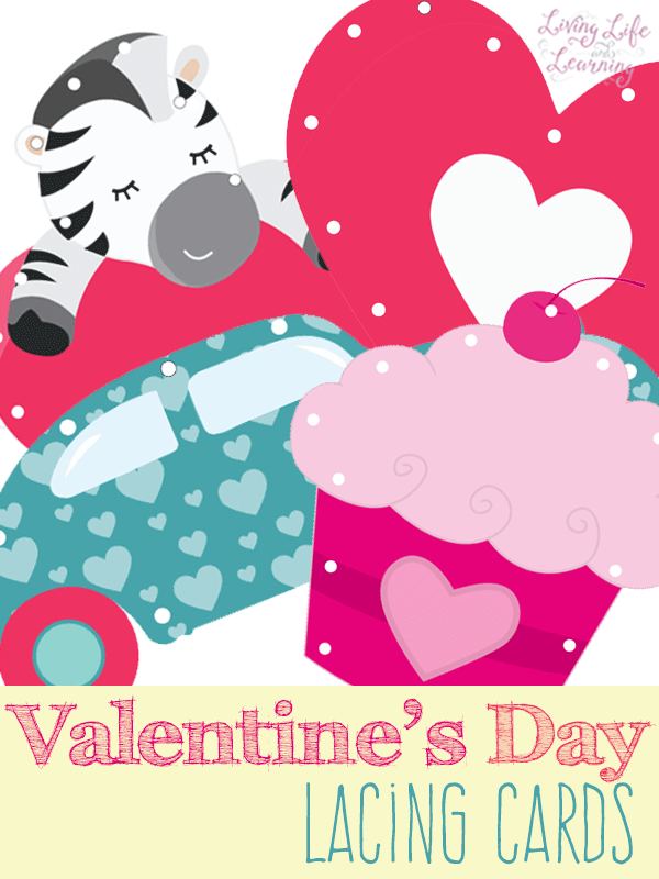 FREE Valentine's Day Lacing Cards