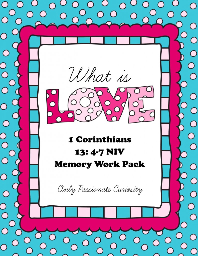 FREE 1 Corinthians Verse Printables Pack