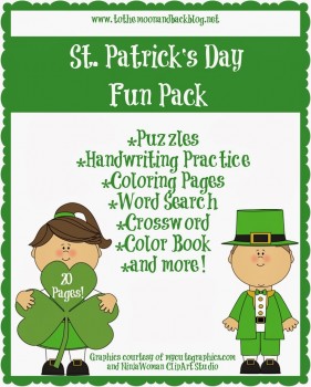 FREE St. Patrick's Day Fun Pack (20 Pages!)