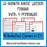 FREE 15 Minute Music Lessons with Printables