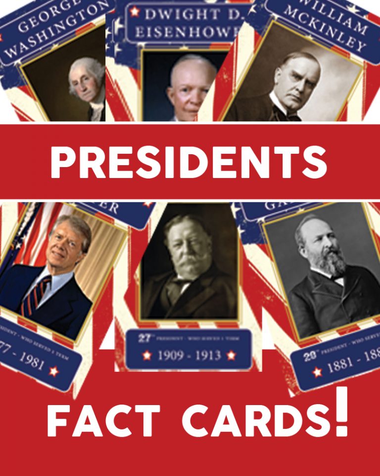 FREE US President Fact Cards