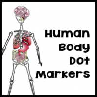 FREE Human Body Dot Marker Pages