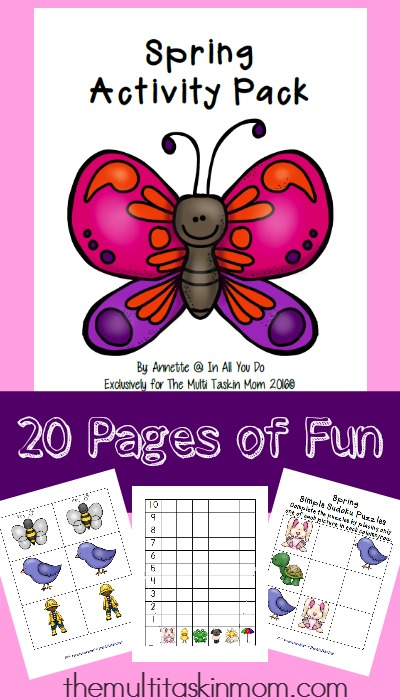 FREE Spring Activity Pack