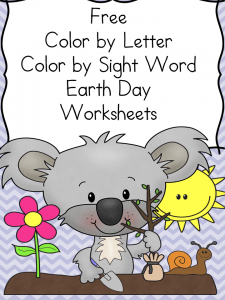 FREE Sight Word Earth Day Pack