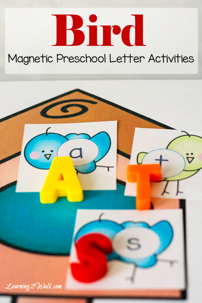 FREE Preschool Magnetic Letter Activities Printables