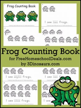 FREE FROG COUNTING BOOK (Instant Download!)