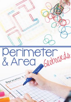 FREE Perimeter and Area Geo-boards Printables