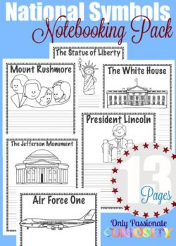 FREE National Monuments Notebooking Pack