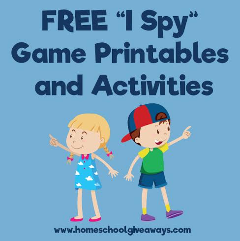 FREE “I Spy Game” Printables, Ideas, and Activities