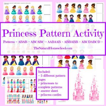 FREE Princess Pattern Printables