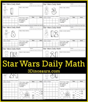 FREE Star Wars Math Pack