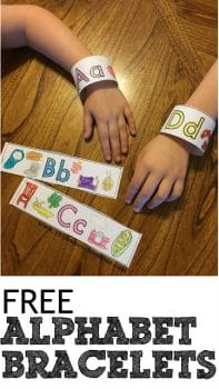 FREE Alphabet Bracelets