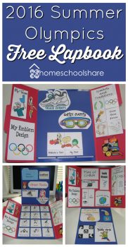 FREE 2016 Summer Olympics Lapbook