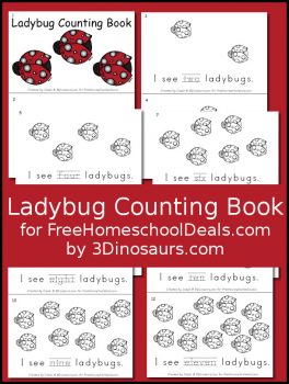 FREE LADYBUG COUNTING BOOK (Instant Download)