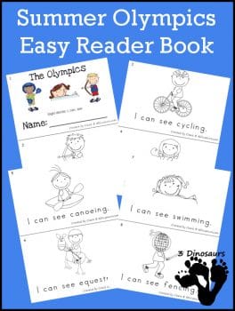 FREE Summer Olympics Easy Readers