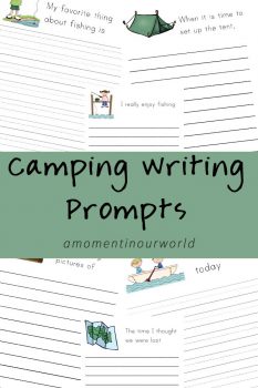 FREE Camping Writing Pack Printables