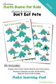 FREE Shapes and Colors Game Printables