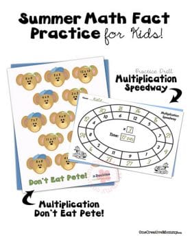 FREE Summer Multiplication Pack