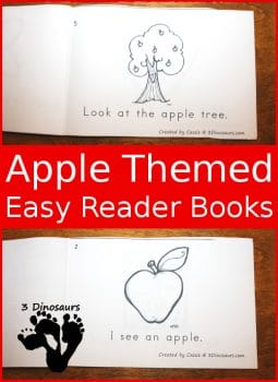 FREE Apple Themed Easy Readers