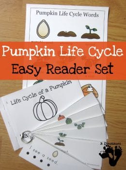 FREE Pumpkin Easy Readers