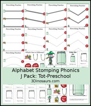 Free Letter J Phonics Pack