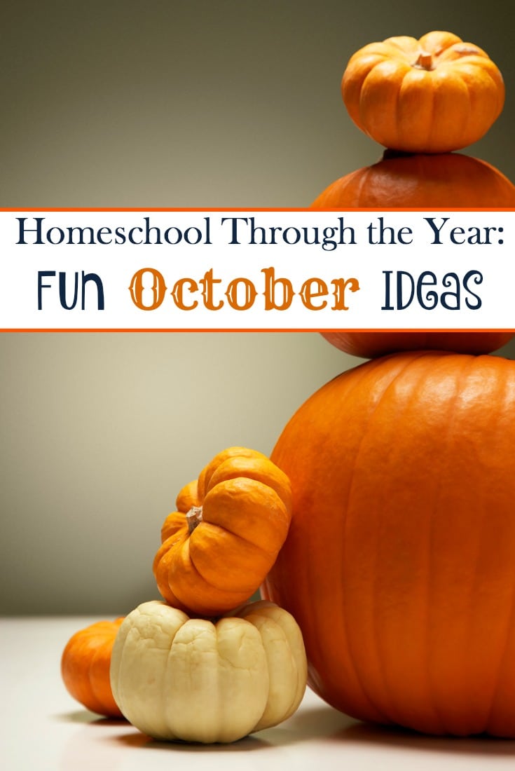 FREE October Themed Homeschool Ideas and Printables