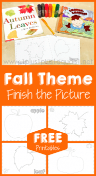 FREE Fall Themed Finish the Pictures