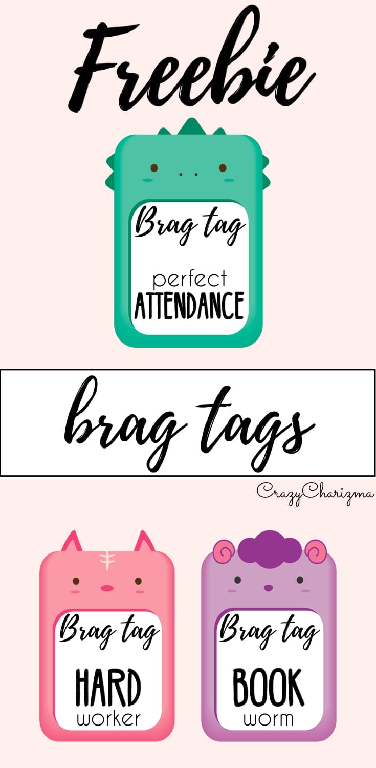 FREE Animal Reward Tags