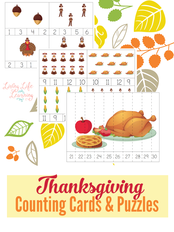 FREE Thanksgiving Cards and Puzzles