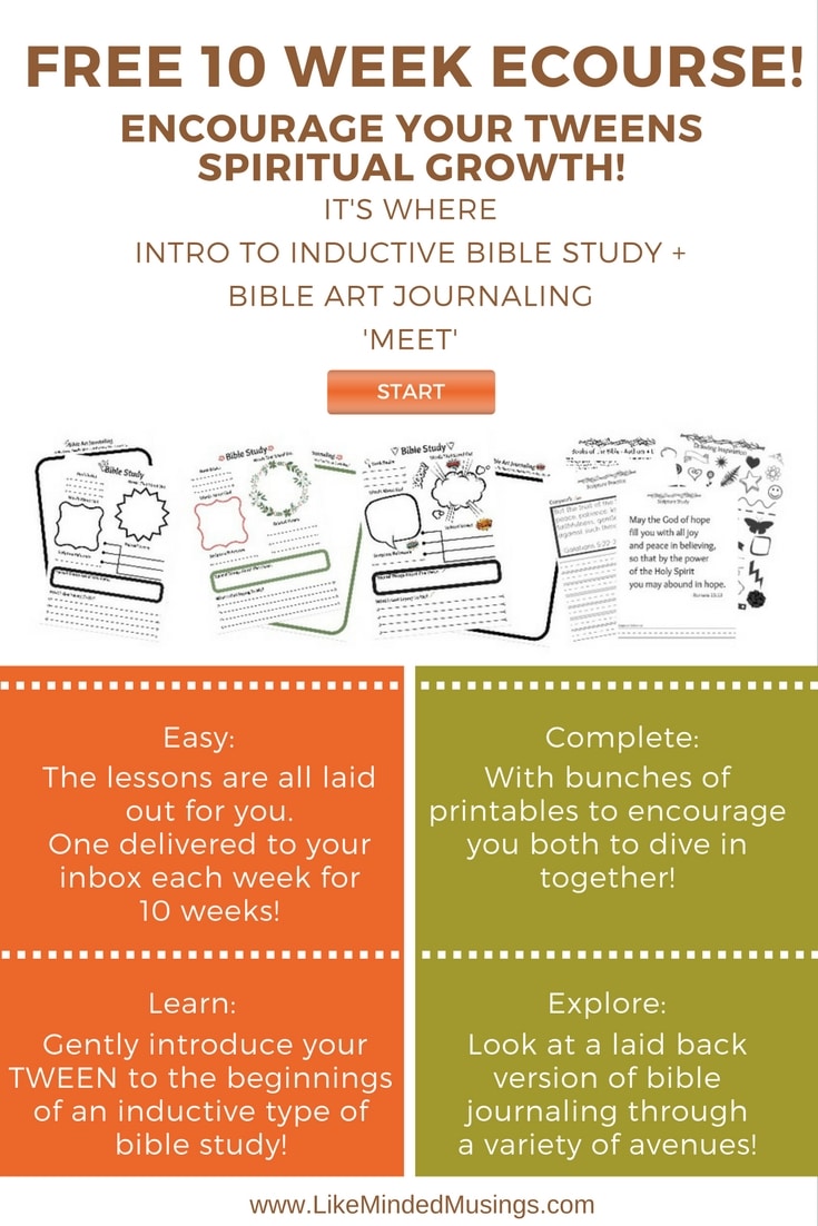 FREE 10 Week Spiritual Growth for Tweens