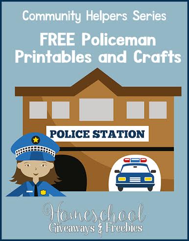 FREE Community Helper Series: Policeman Printables and Crafts