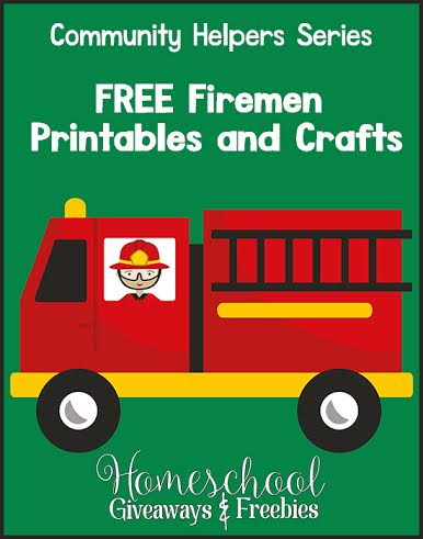 FREE Community Helpers Series: Firemen Printables and Crafts