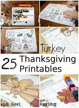 25 Fun & Free Thanksgiving Printables