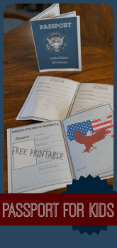 Free Printable Passport for Kids
