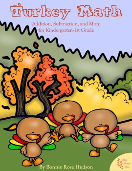 Free Turkey Math Pack (55 Pages!) - Limited Time!