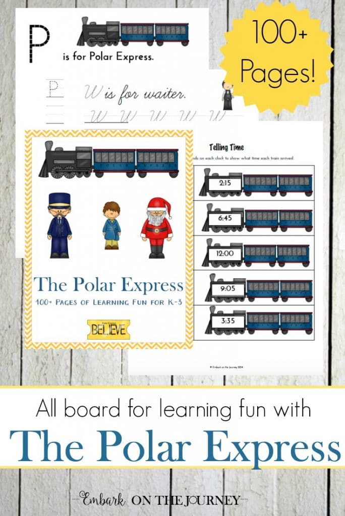 Free Polar Express Printables & Unit Study Ideas (100+ Pages!)