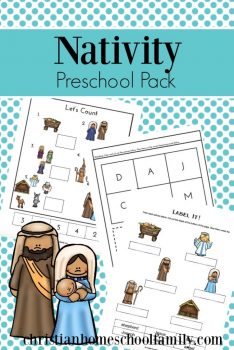 Free Nativity Preschool Pack