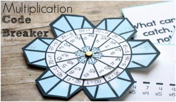 Free Multiplication Snowflake Code Breaker Printable