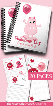 Free Valentine's Day PreK-K Learning Pack